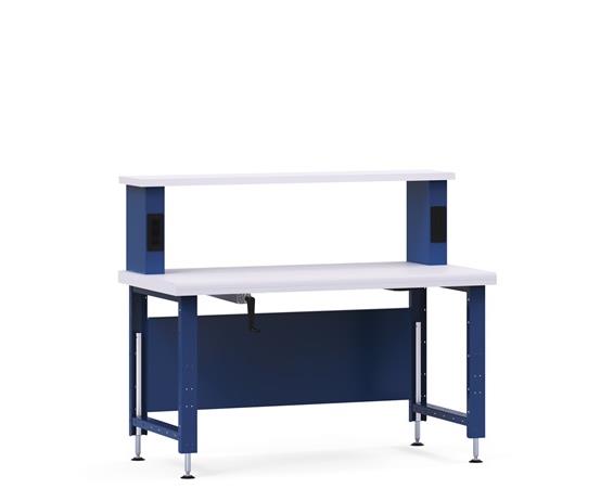 Manual Adjustable Workbench With Plastic Laminated Top (60"W X36"D)