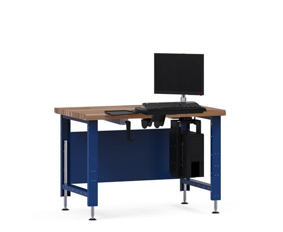 Manual Adjustable Workbench With Laminated Wood Top (48"W X30"D)