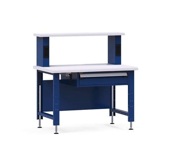 Manual Adjustable Workbench With Plastic Laminated Top (48"W X36"D)
