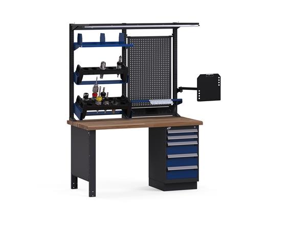 Nc Workstation, Laminated Wood Top (Taper 50)
