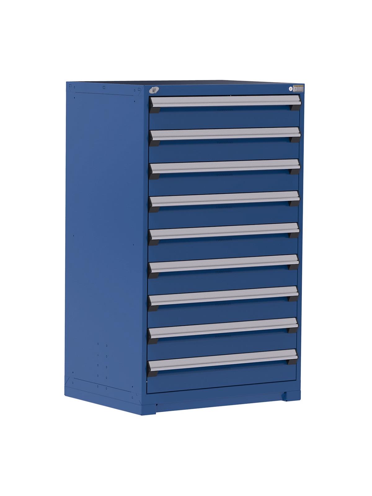 Heavy-Duty Stationary Cabinet (With Compartments), 9 Drawers (36"W X 27 ...
