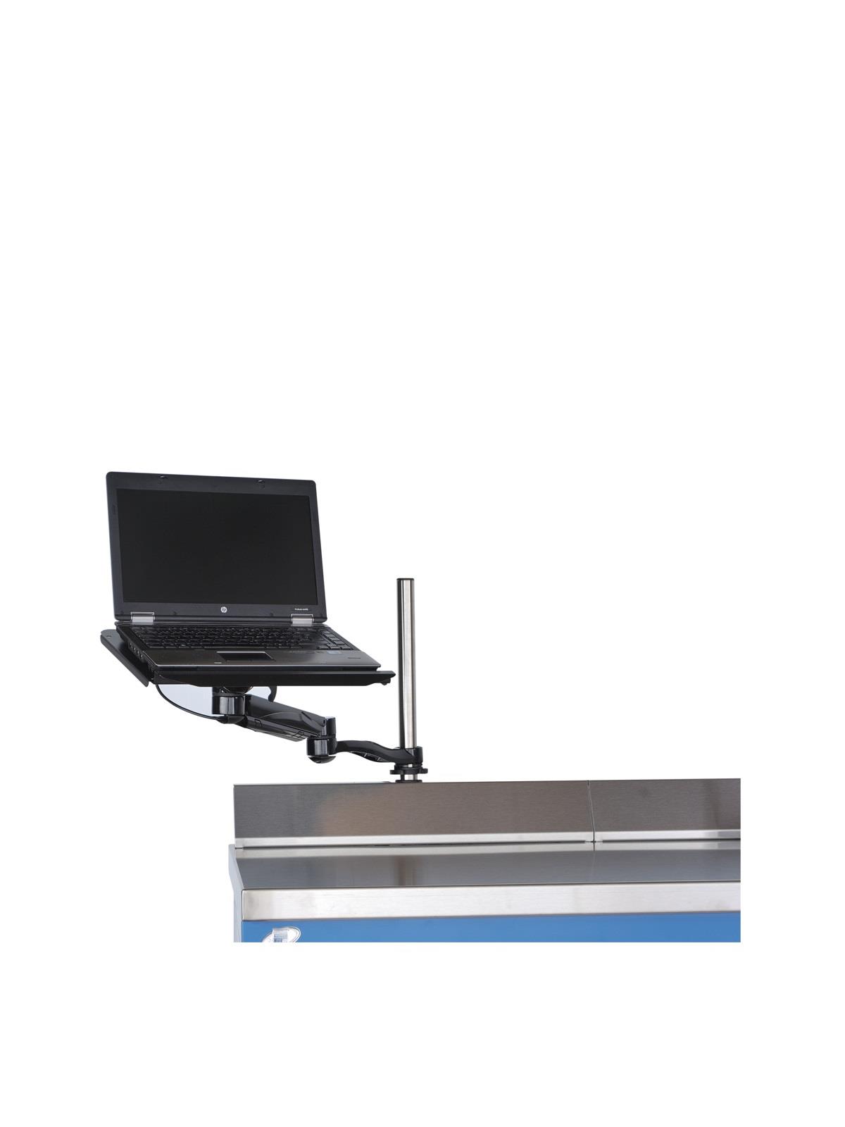 Laptop Arm, Two Joints (For Work Surface)