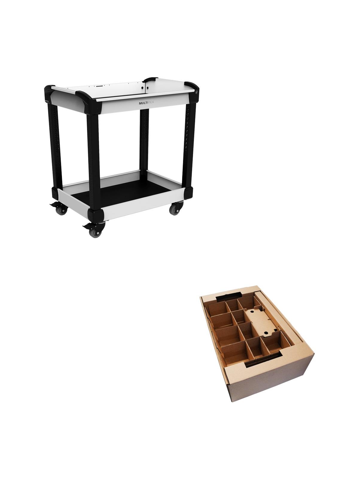Multitek Cart (Unassembled) (31"W X 21"D X 37"H)