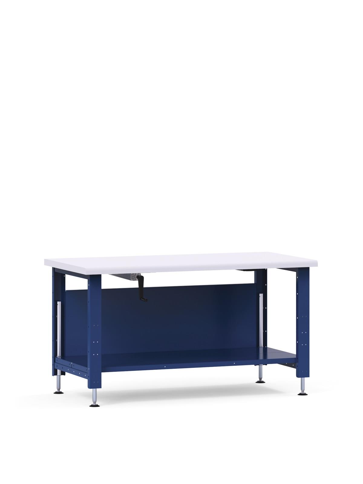 Manual Adjustable Workbench With Plastic Laminated Top (60"W X36"D)