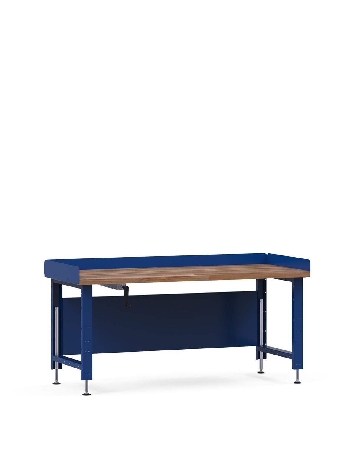 Manual Adjustable Workbench With Laminated Wood Top (72"W X36"D)