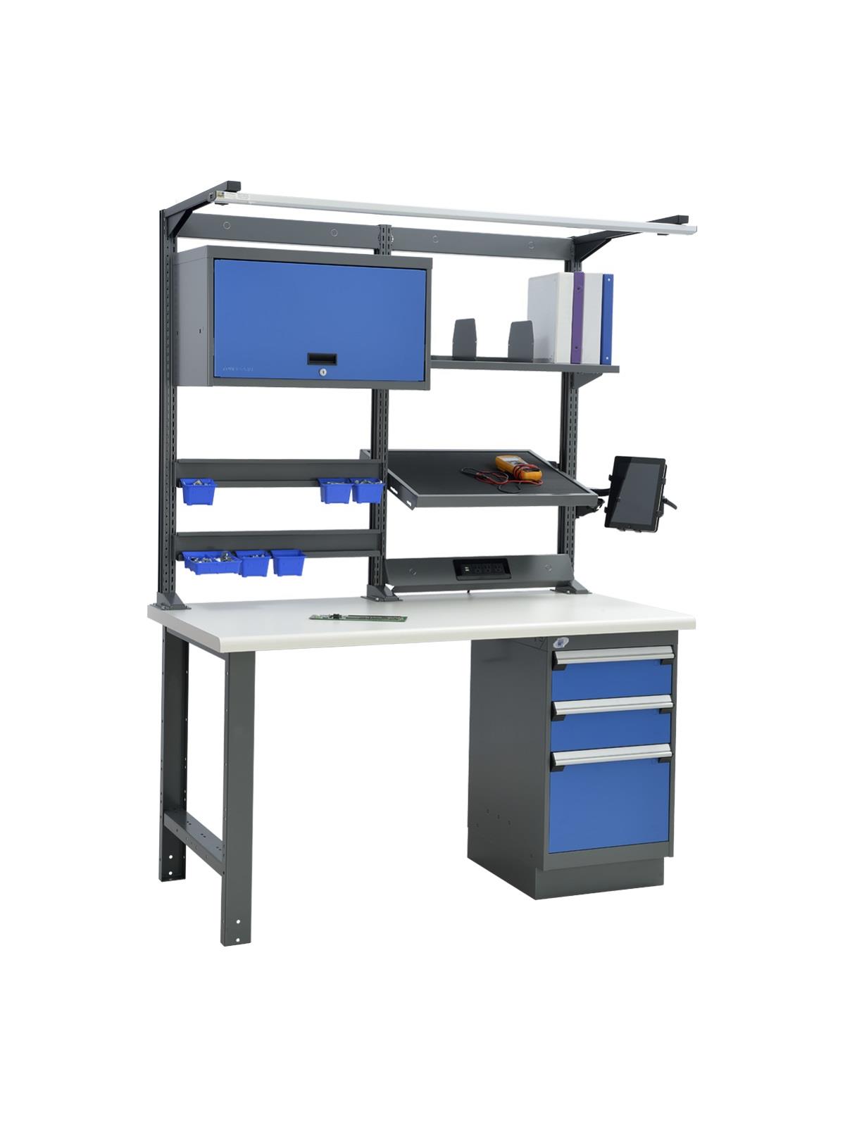 Open Workbench, Plastic Laminated Top (60"W X 30"D X 80"H)